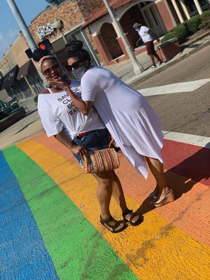 Kimberly Branch and Mother Althea Burks